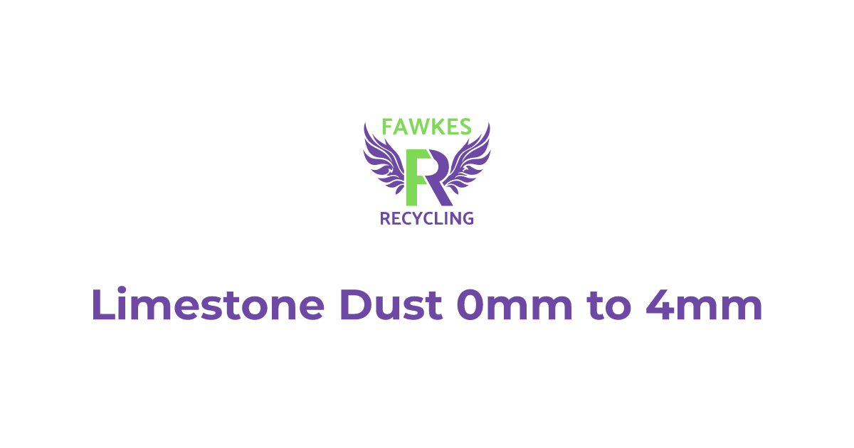 Limestone Dust 0mm to 4mm | Aggregates Supply Derbyshire | Fawkes Recycling